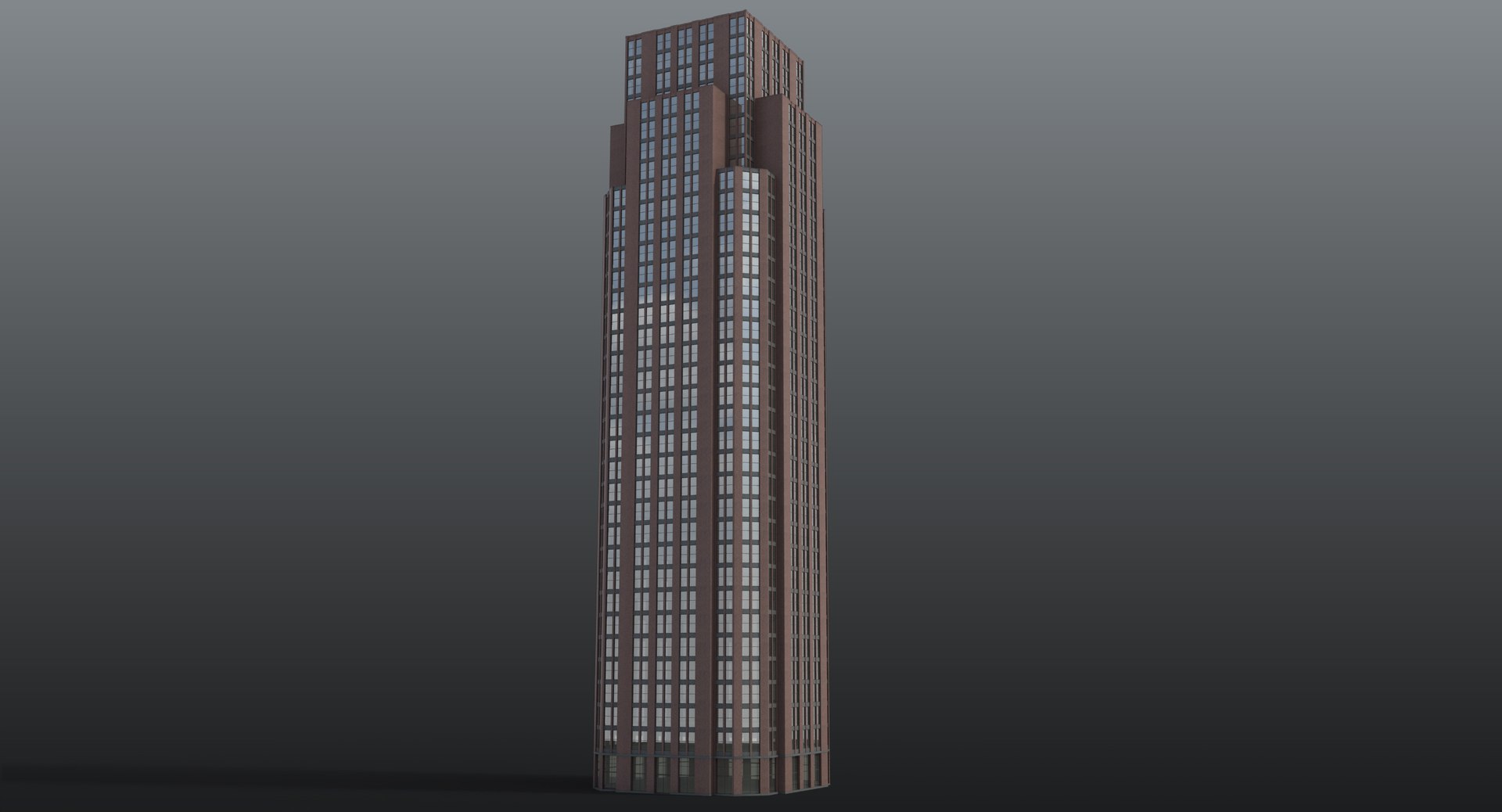 Tall Building 1 3d Model