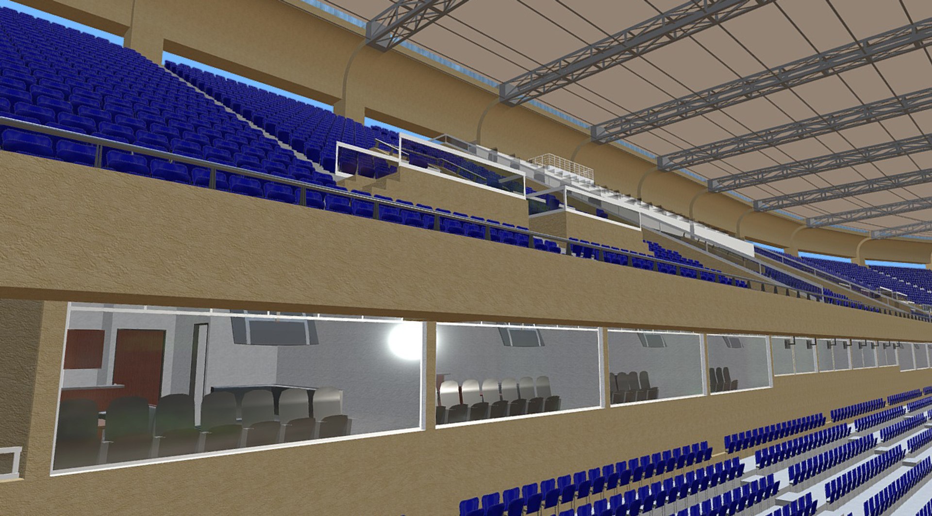 Stadium Renovation - From Athletics To Football Model - TurboSquid 1812263