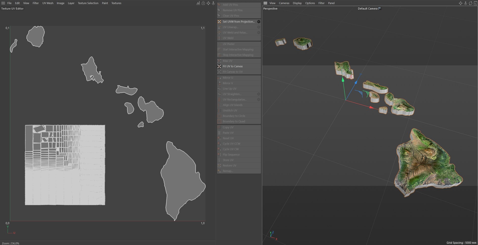 Hawaii Terrain Map 3D Model - TurboSquid 2336076