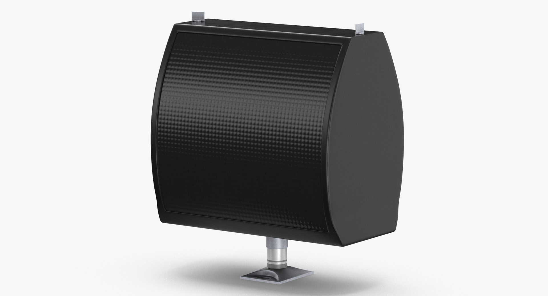 Generic Distance Remaining Sign Blank Clean and Dirty 3D model ...