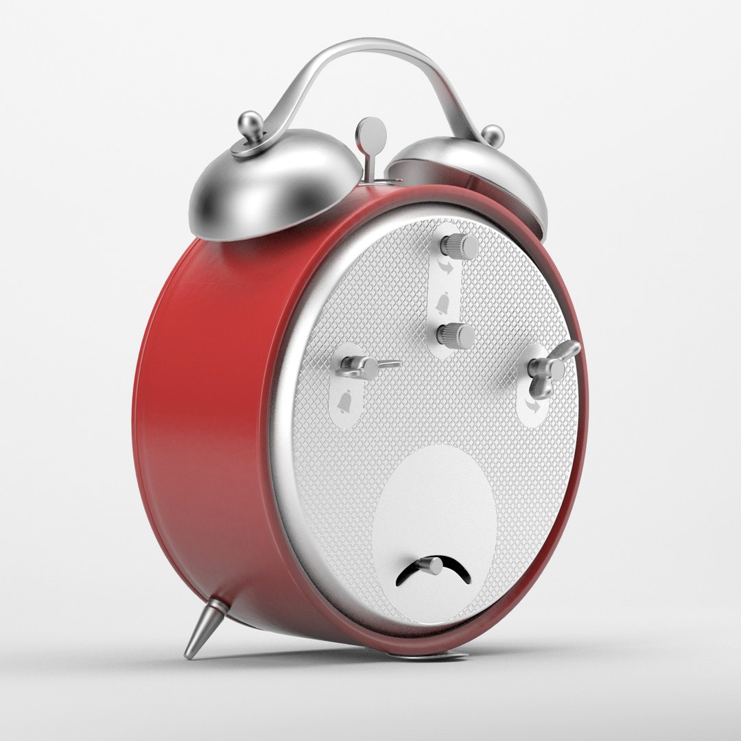 3D classical alarm clock model - TurboSquid 1604984