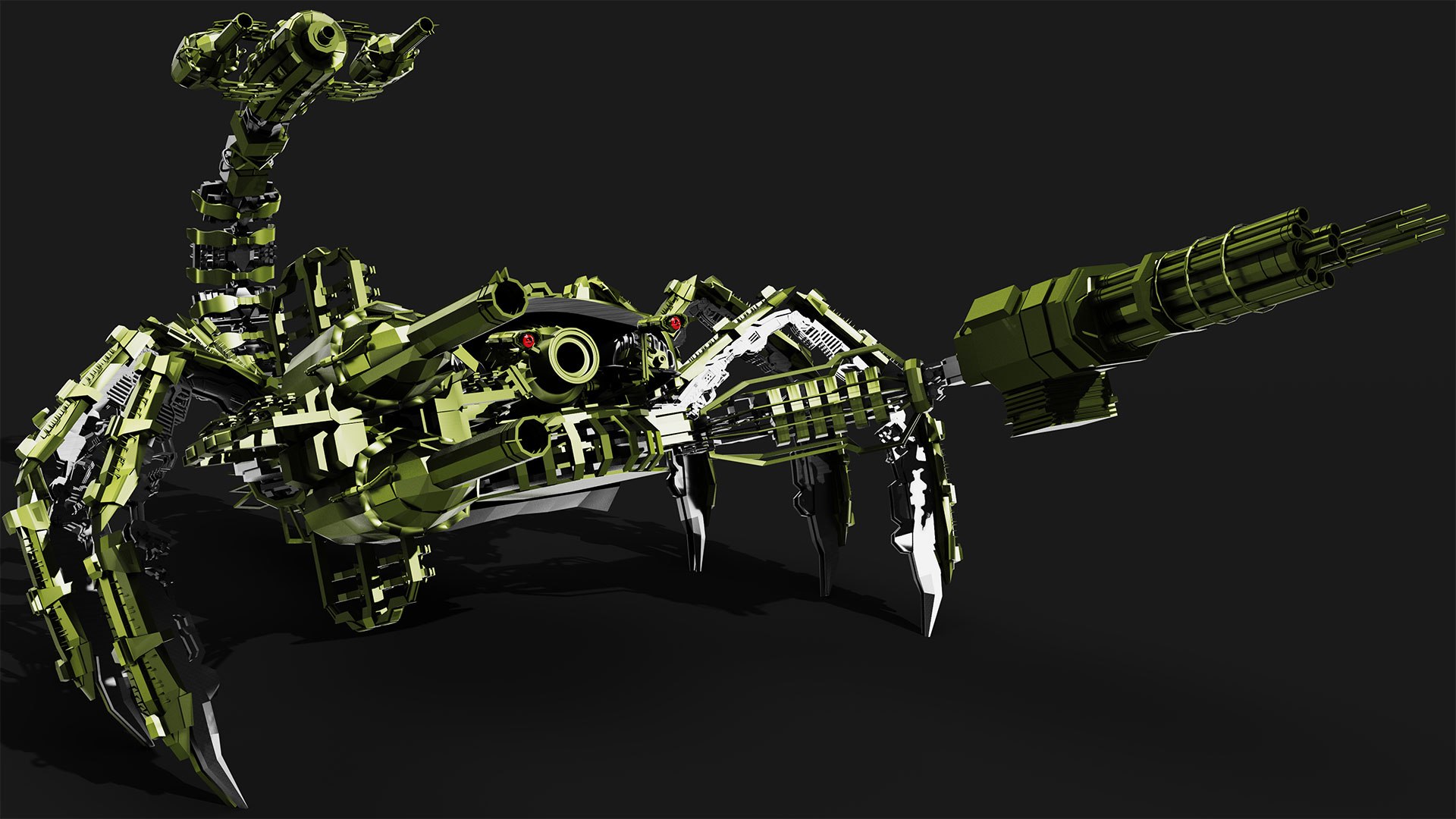 Robot Scorpion 3D - TurboSquid 1567272