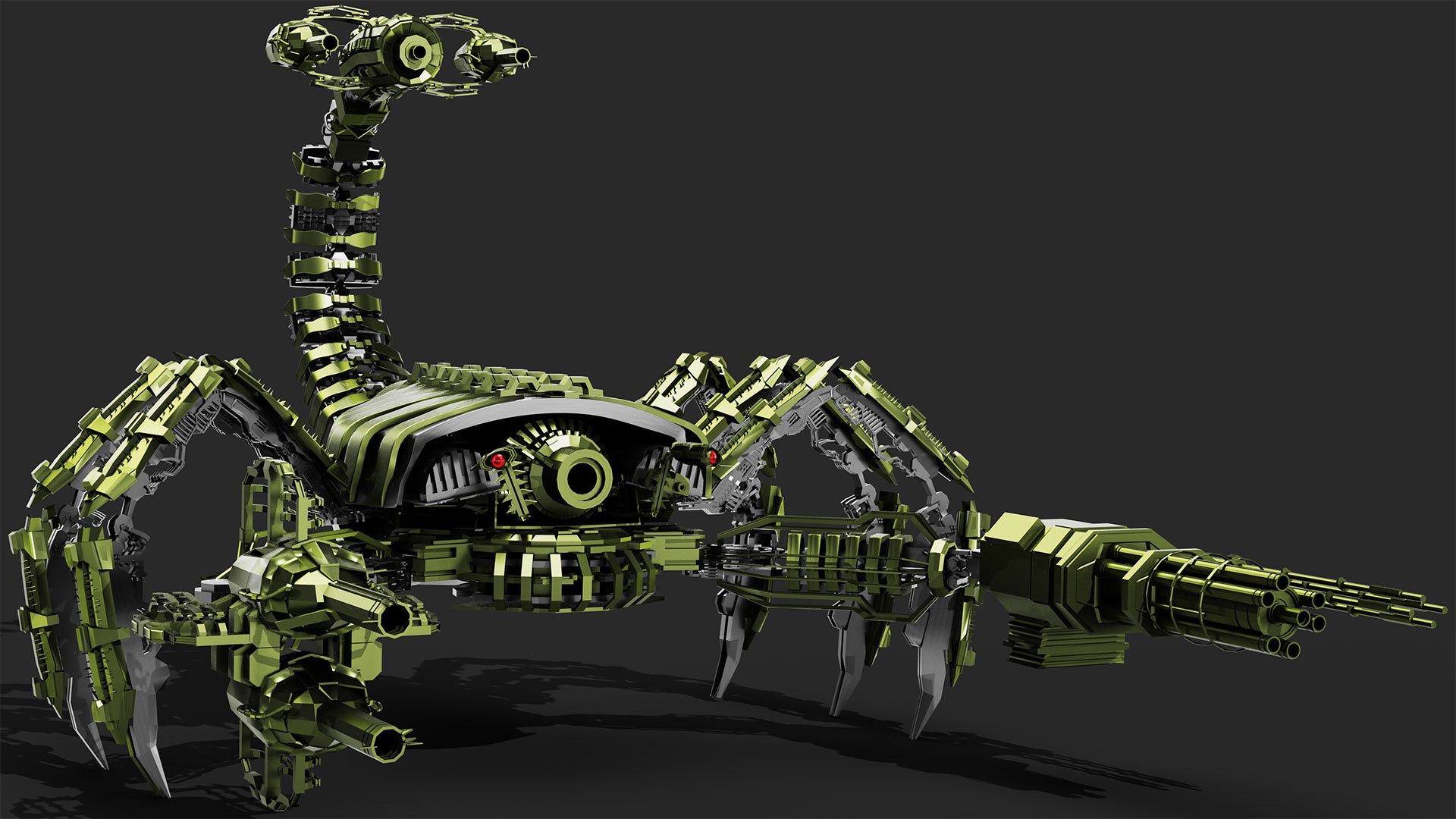Robot Scorpion 3D - TurboSquid 1567272