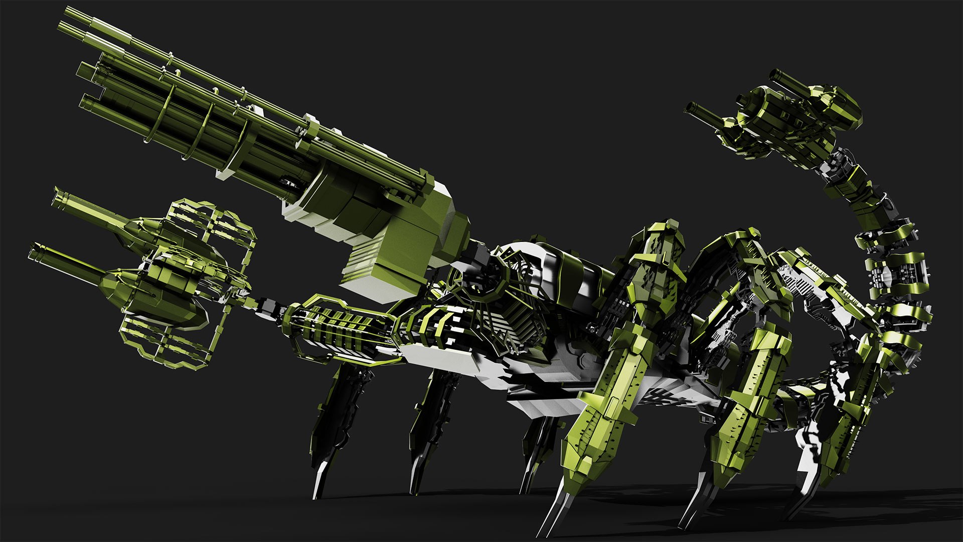 Robot Scorpion 3D - TurboSquid 1567272