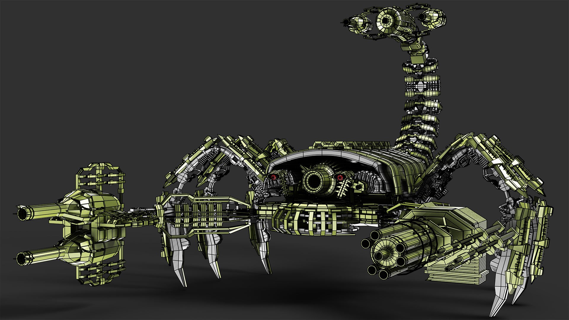 Robot Scorpion 3D - TurboSquid 1567272