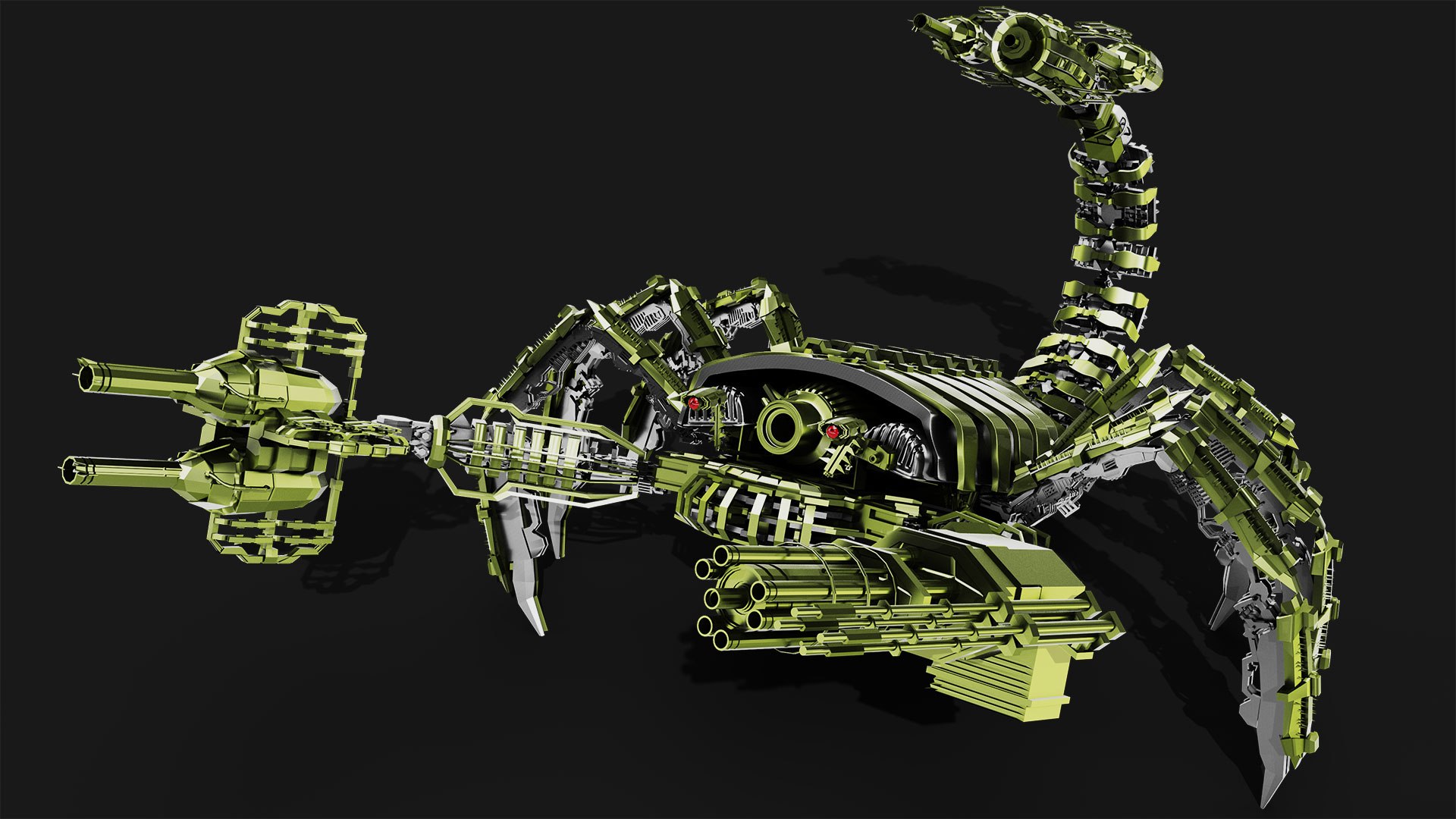 Robot Scorpion 3D - TurboSquid 1567272