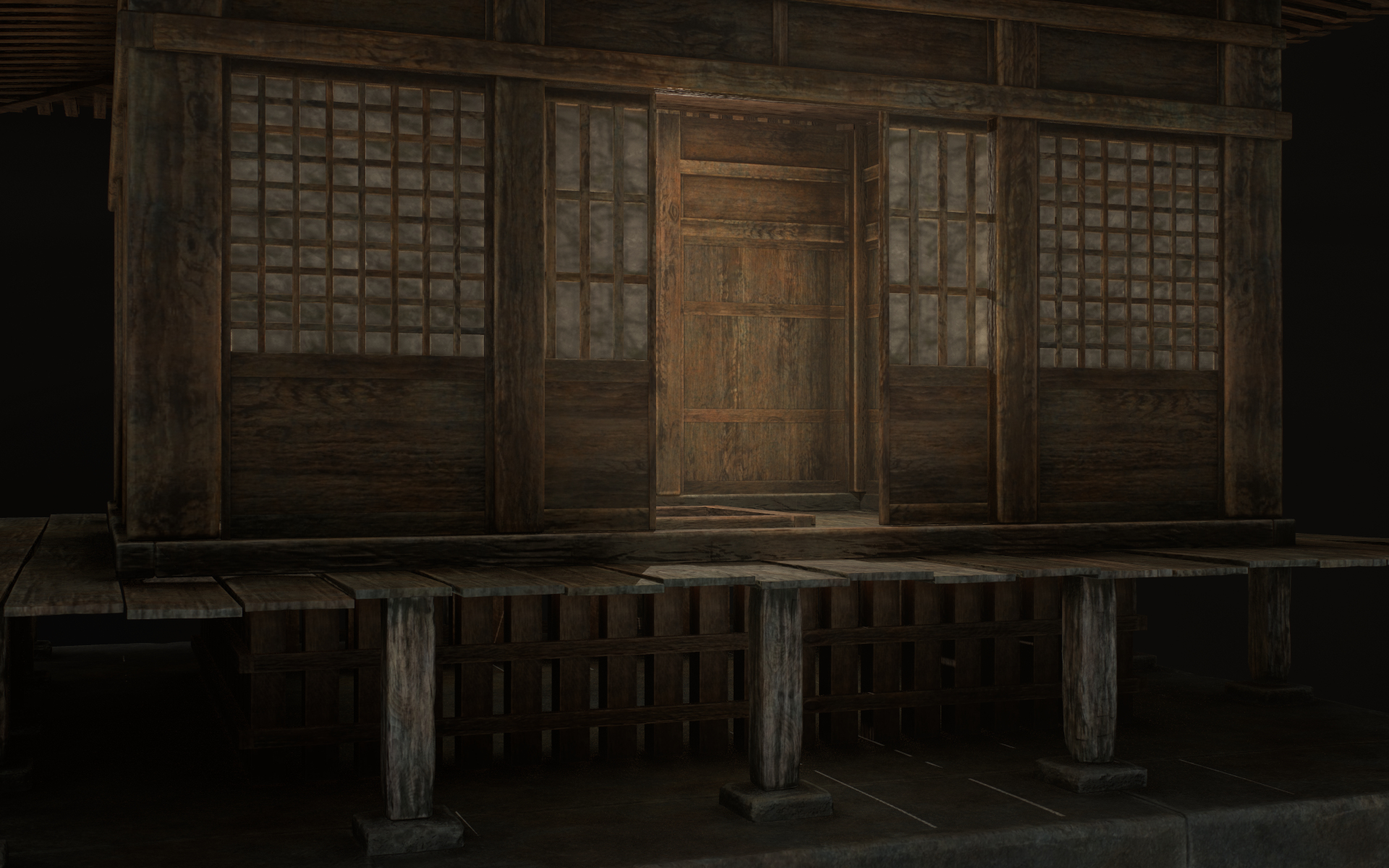 Shinto shrine house games 3D model - TurboSquid 1592906