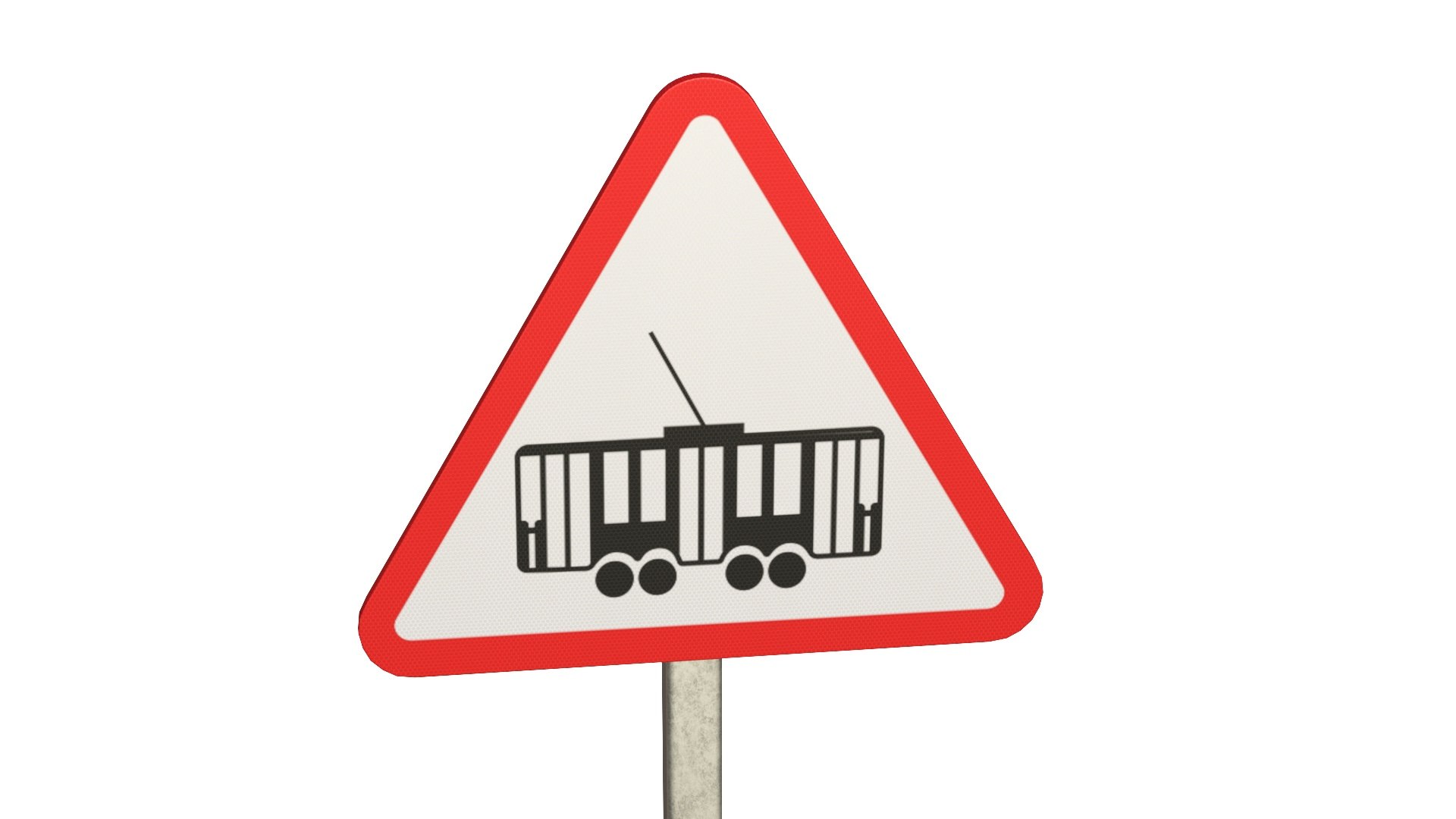 Bus-Stop Road Sign 3D Model - TurboSquid 2105466