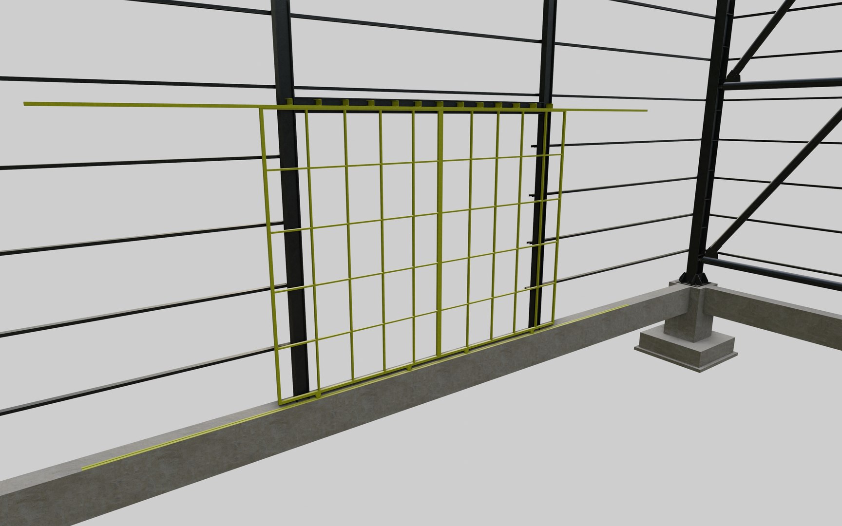Steel Structure - Warehouse - Type-2 3D model - TurboSquid 1910162