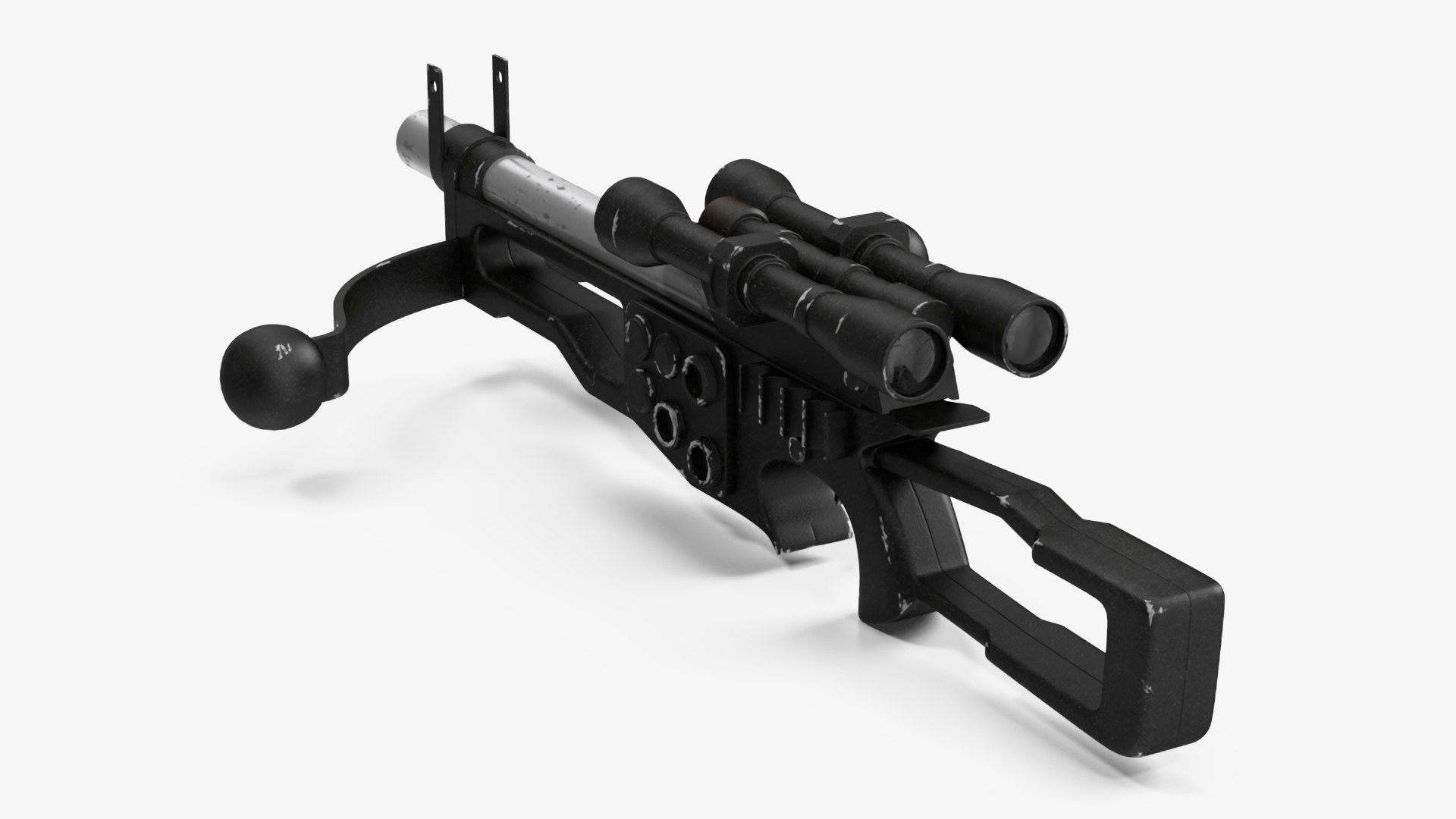 Large Star Wars Bowcaster 3D Model - TurboSquid 2263539