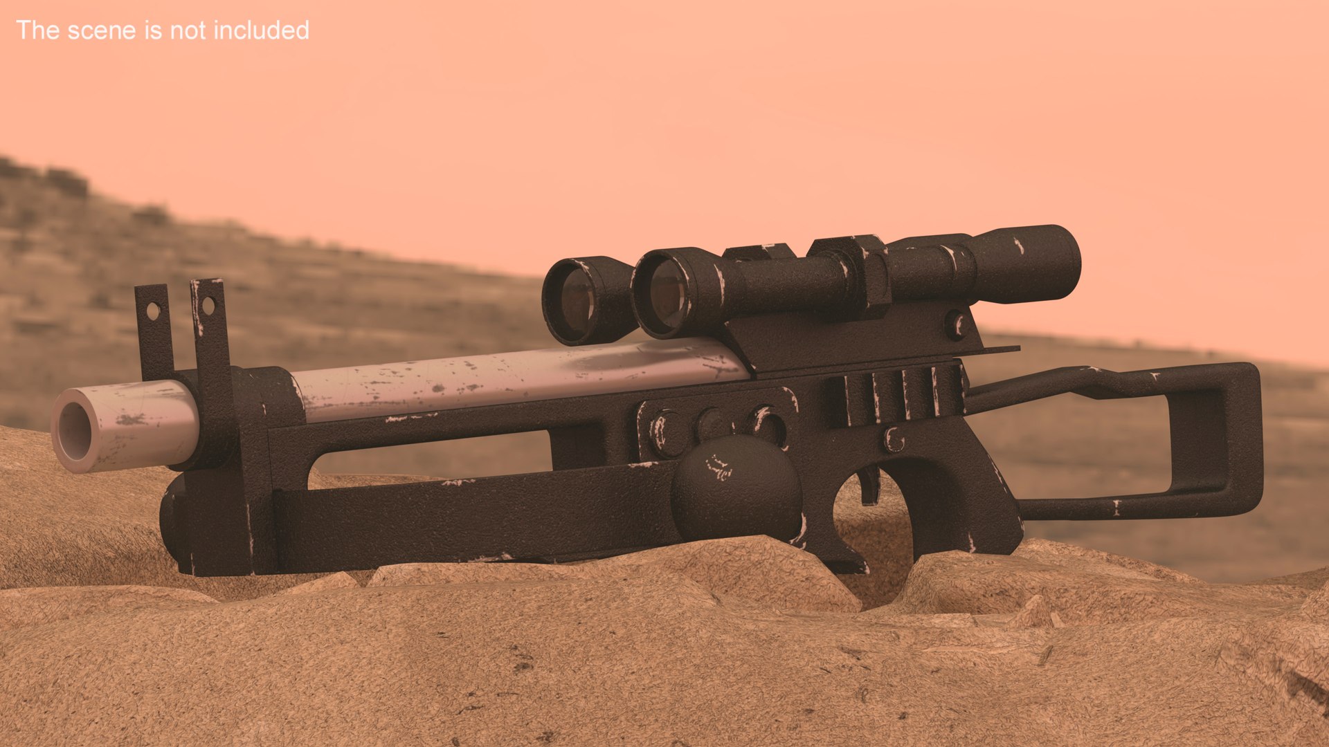 Large Star Wars Bowcaster 3D Model - TurboSquid 2263539