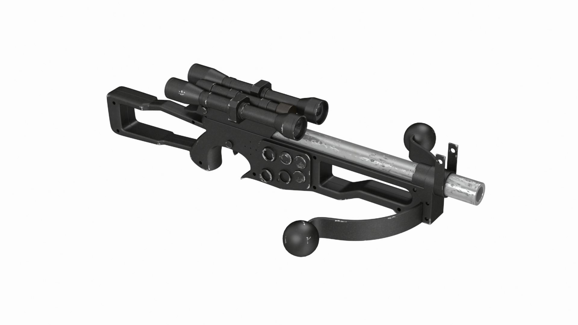 Large Star Wars Bowcaster 3D Model - TurboSquid 2263539