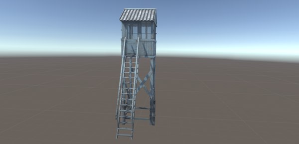 modelo 3d Watch Tower - Prisión - TurboSquid 1437642