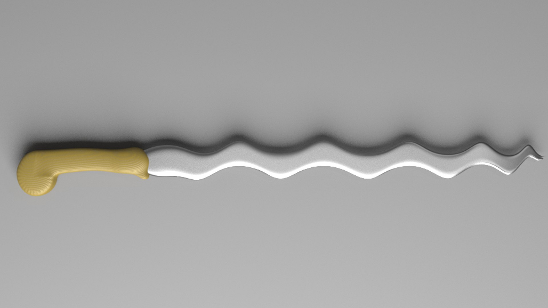 Wavy Sword 1 Model - TurboSquid 1589643