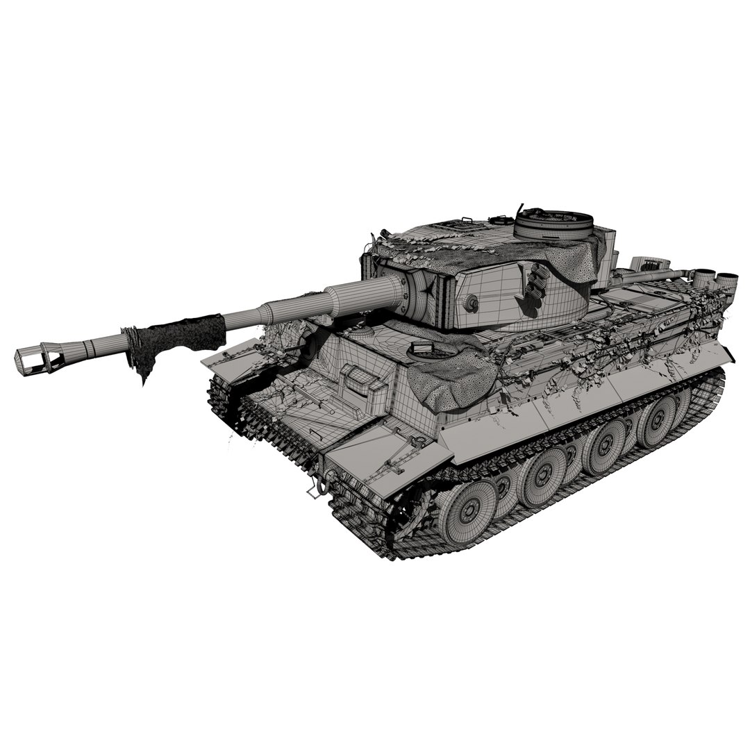 3d Model German Tiger Tank