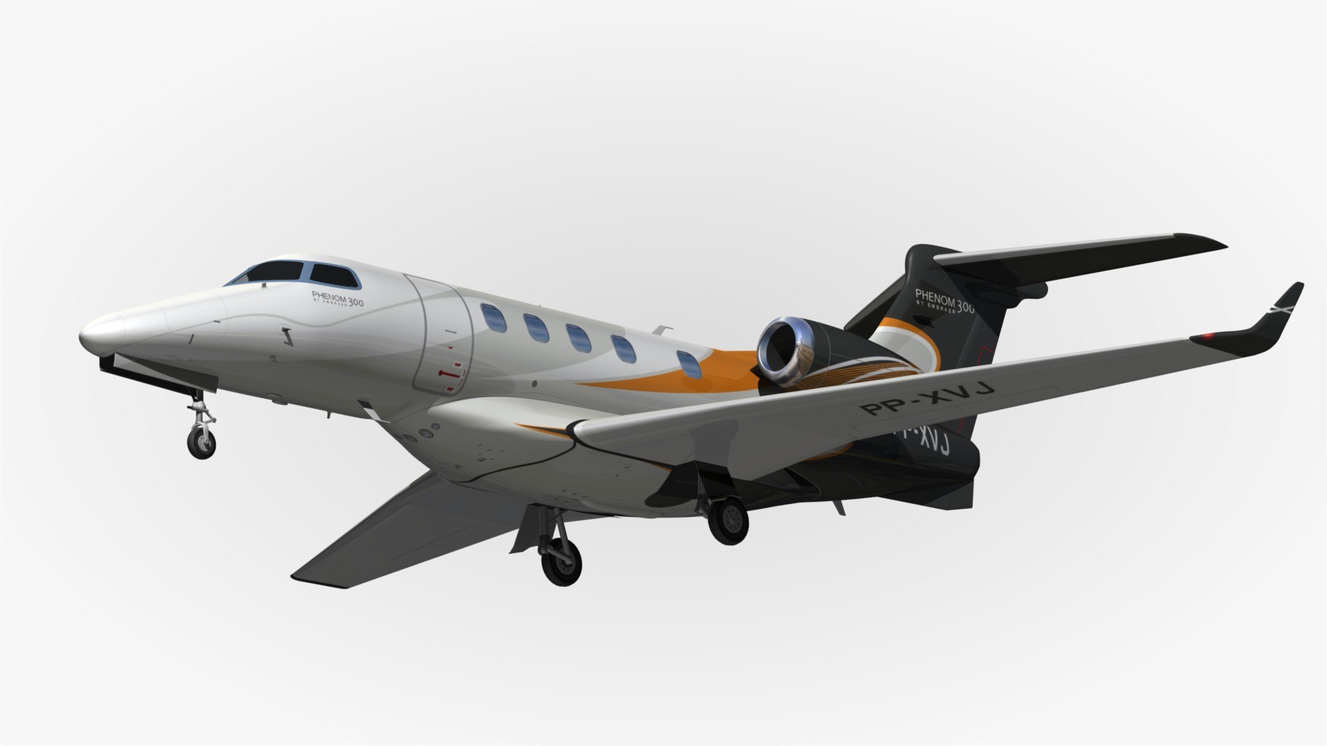 3d Model Embraer Phenom 300