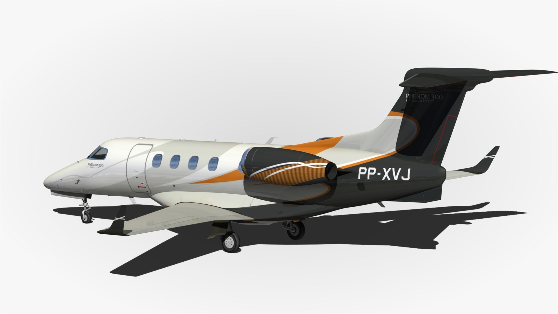 3d Model Embraer Phenom 300