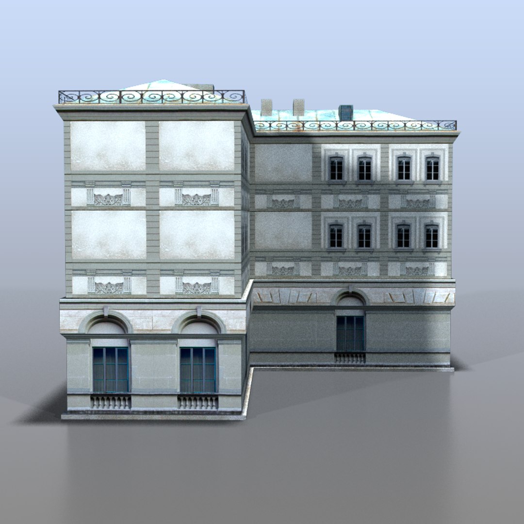 3d model house russia