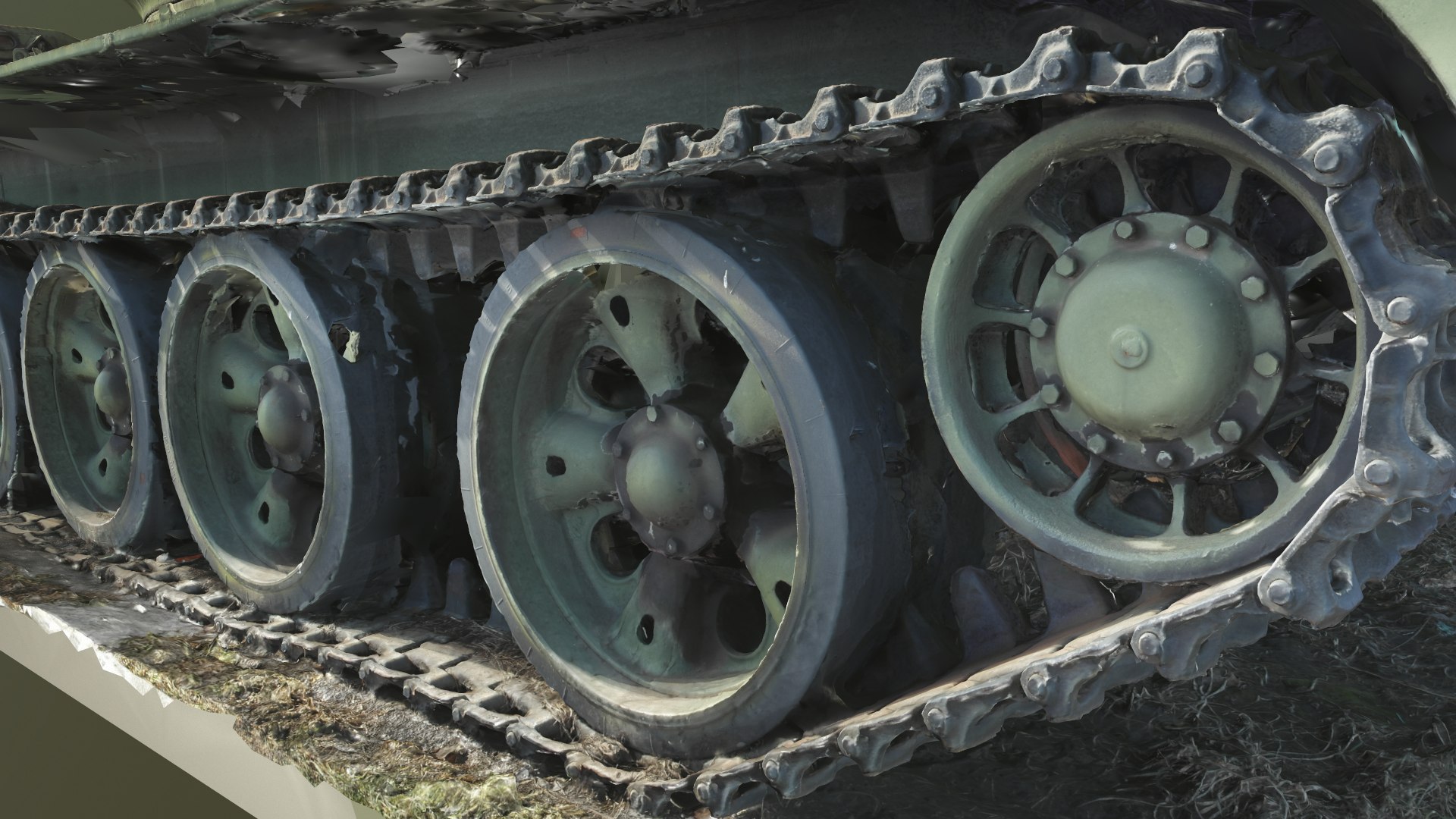 T-54 Main Battle Tank Photogrammetry Scan 3D model - TurboSquid 2179482