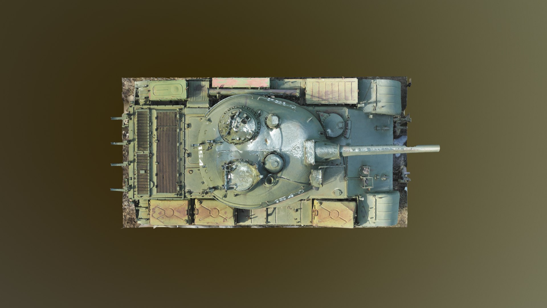 T-54 Main Battle Tank Photogrammetry Scan 3D model - TurboSquid 2179482