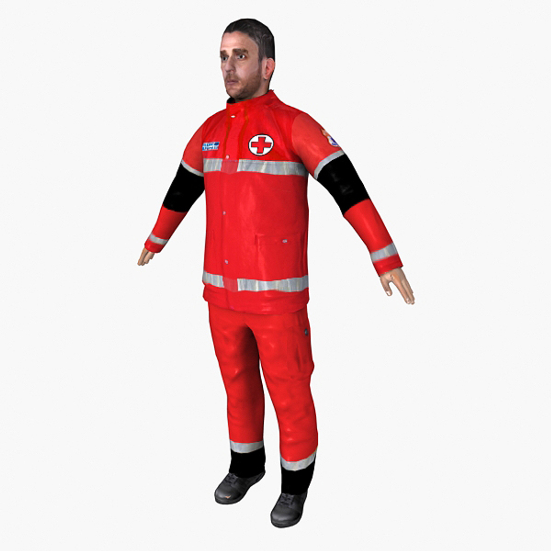 Paramedic Ready 3d Model
