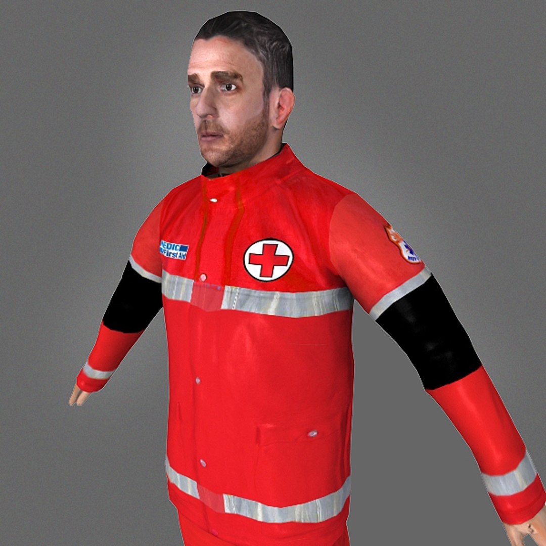 Paramedic Ready 3d Model