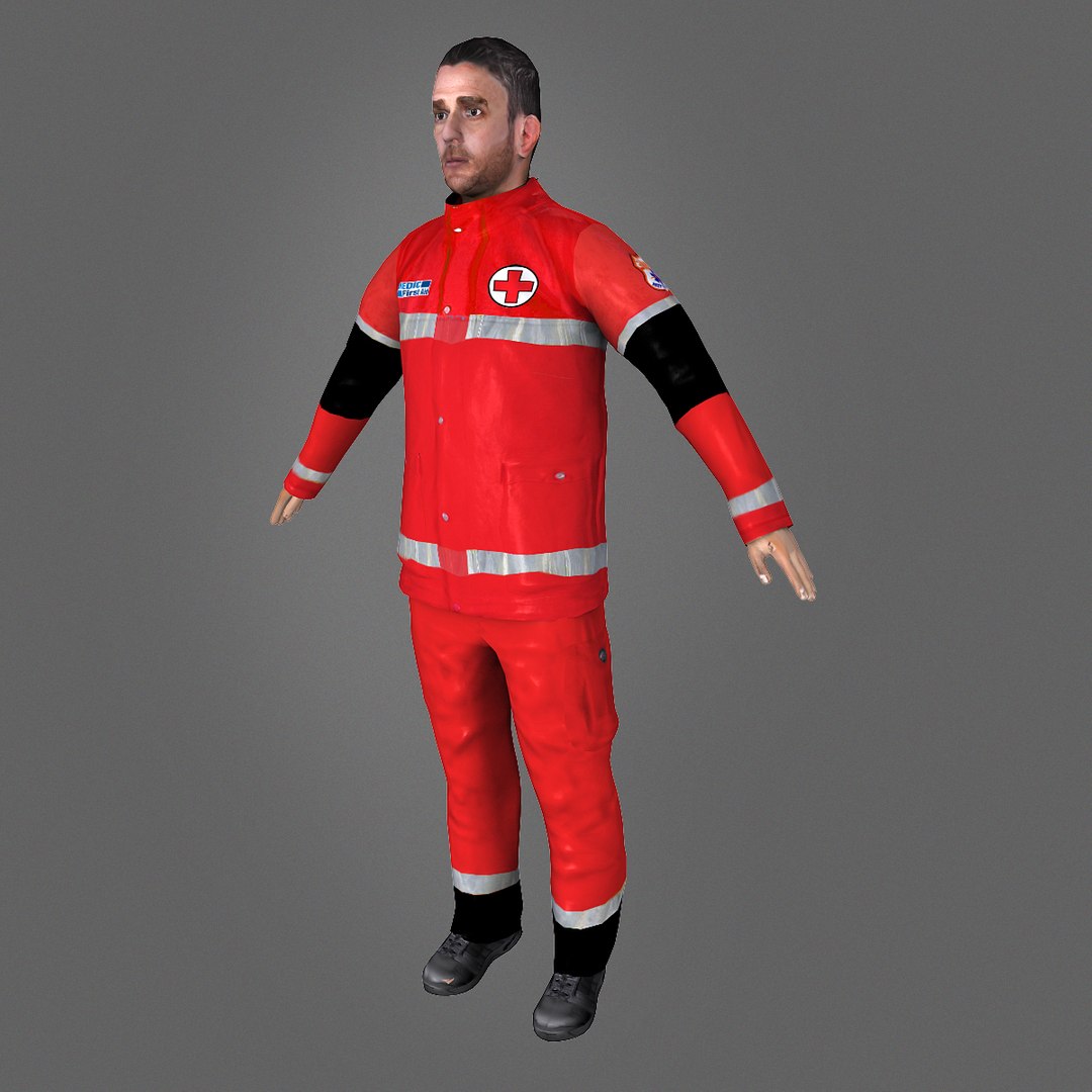 Paramedic Ready 3d Model