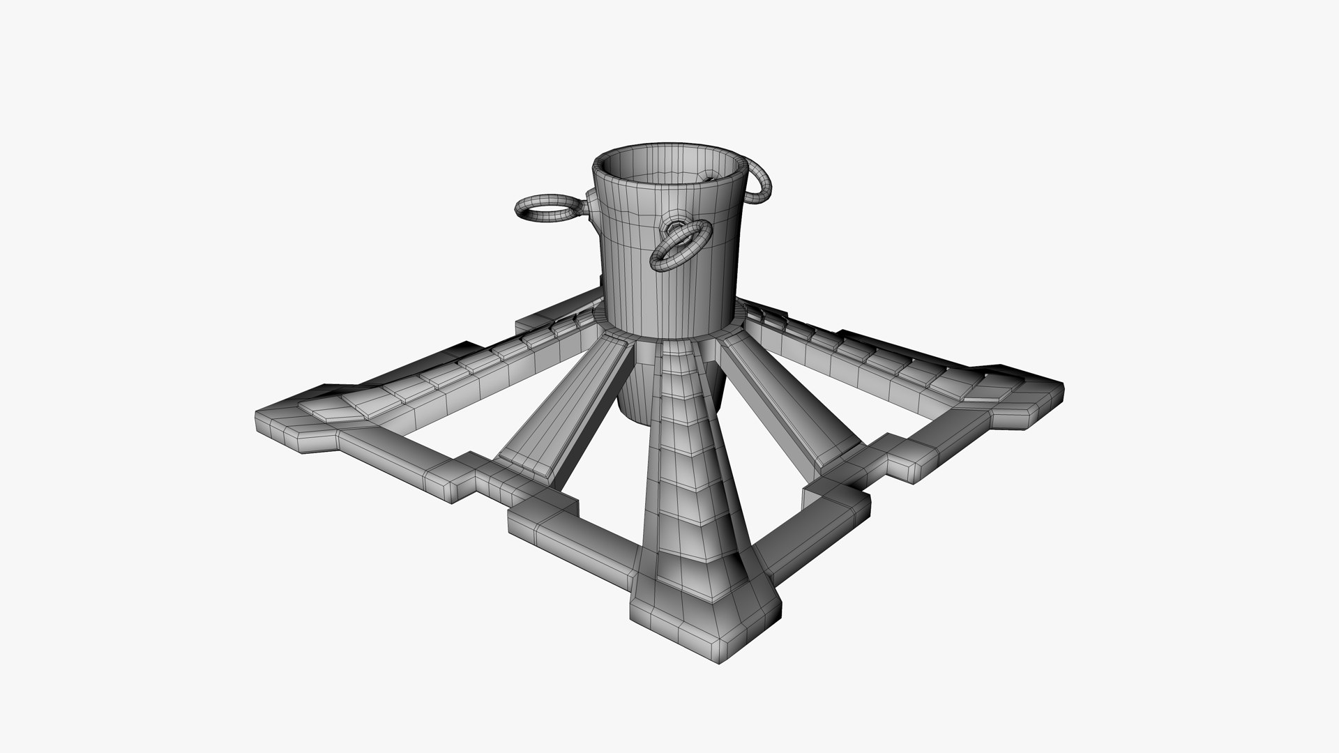 3D christmas tree stand art deco - TurboSquid 1660631