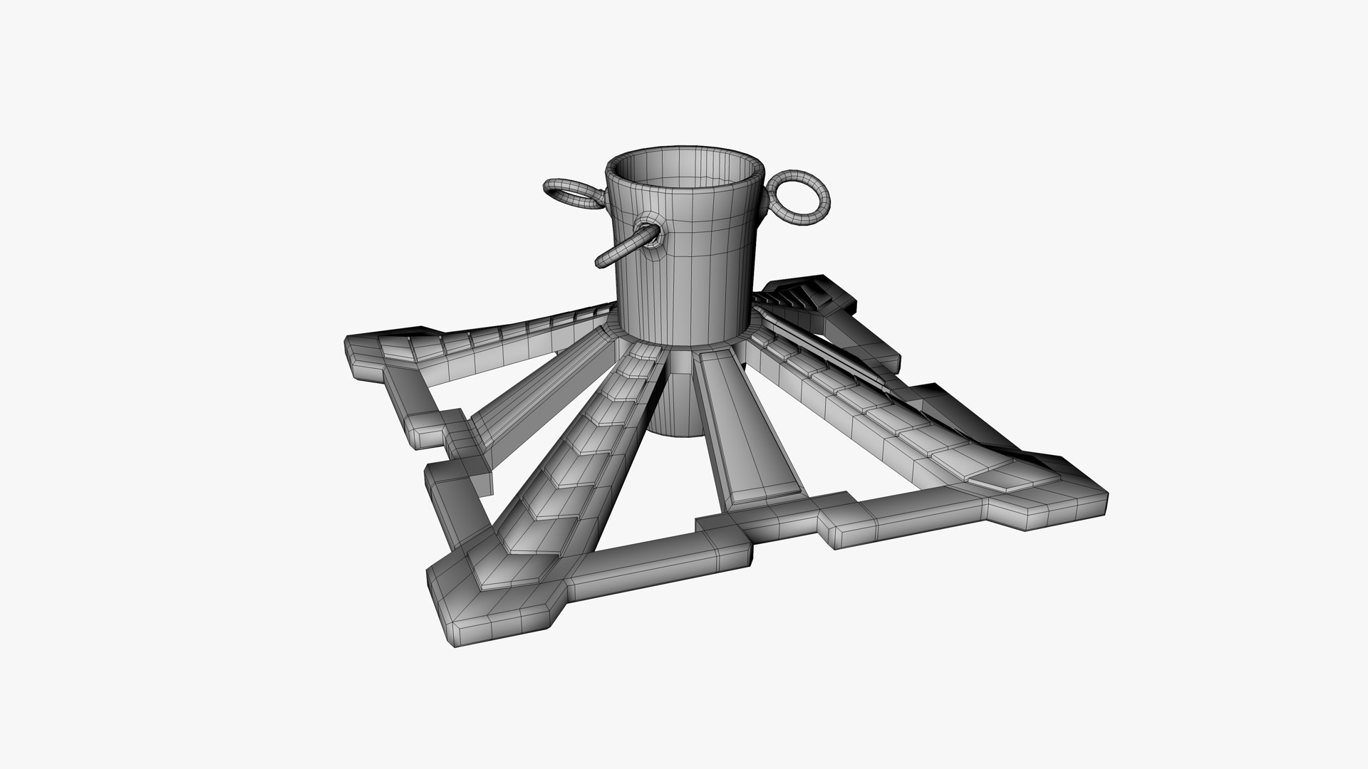 3D christmas tree stand art deco - TurboSquid 1660631