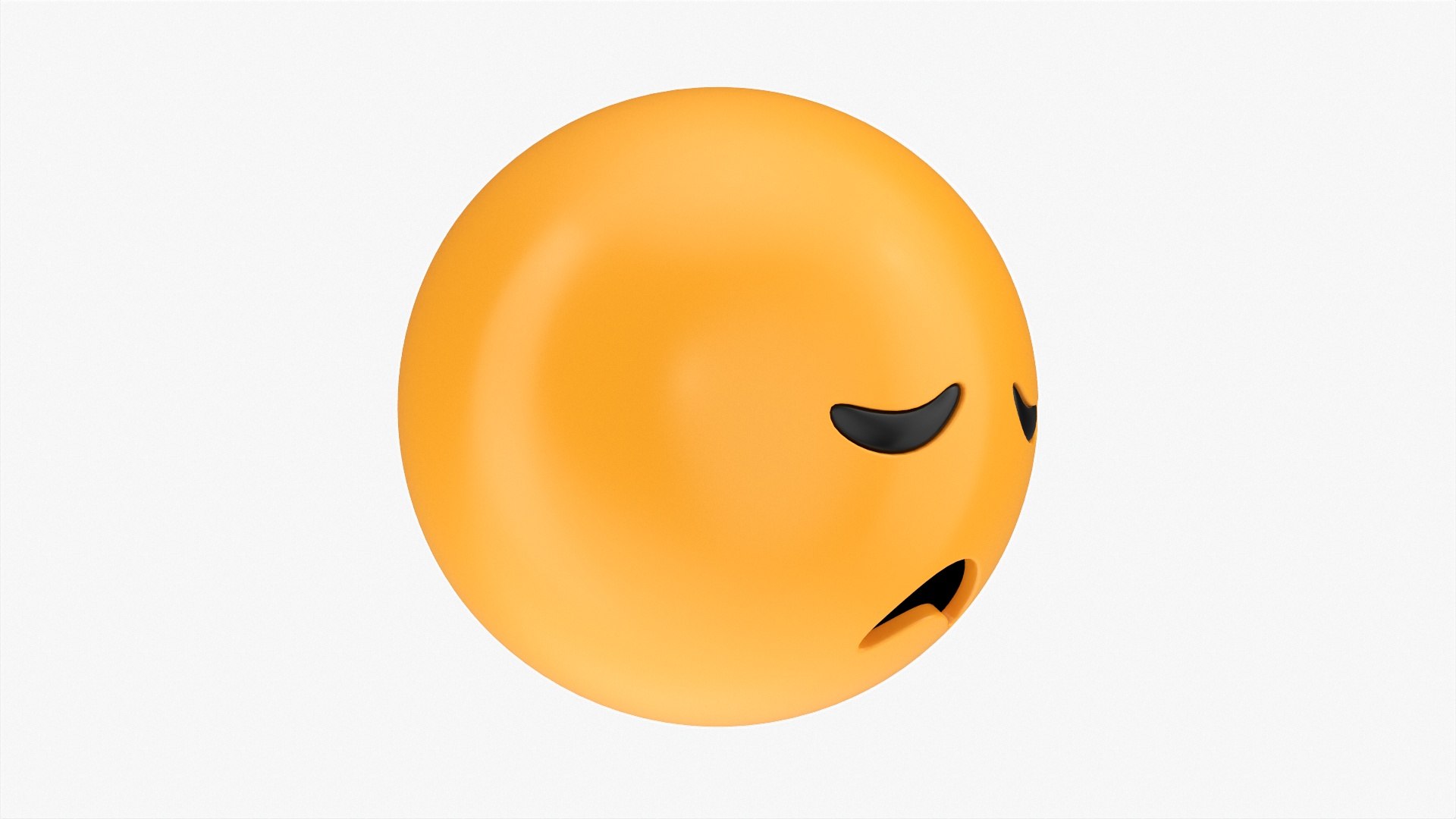 3D Emoji 010 Disappointed - TurboSquid 1817584