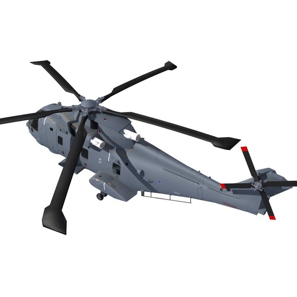 3d merlin eh101 helicopter model