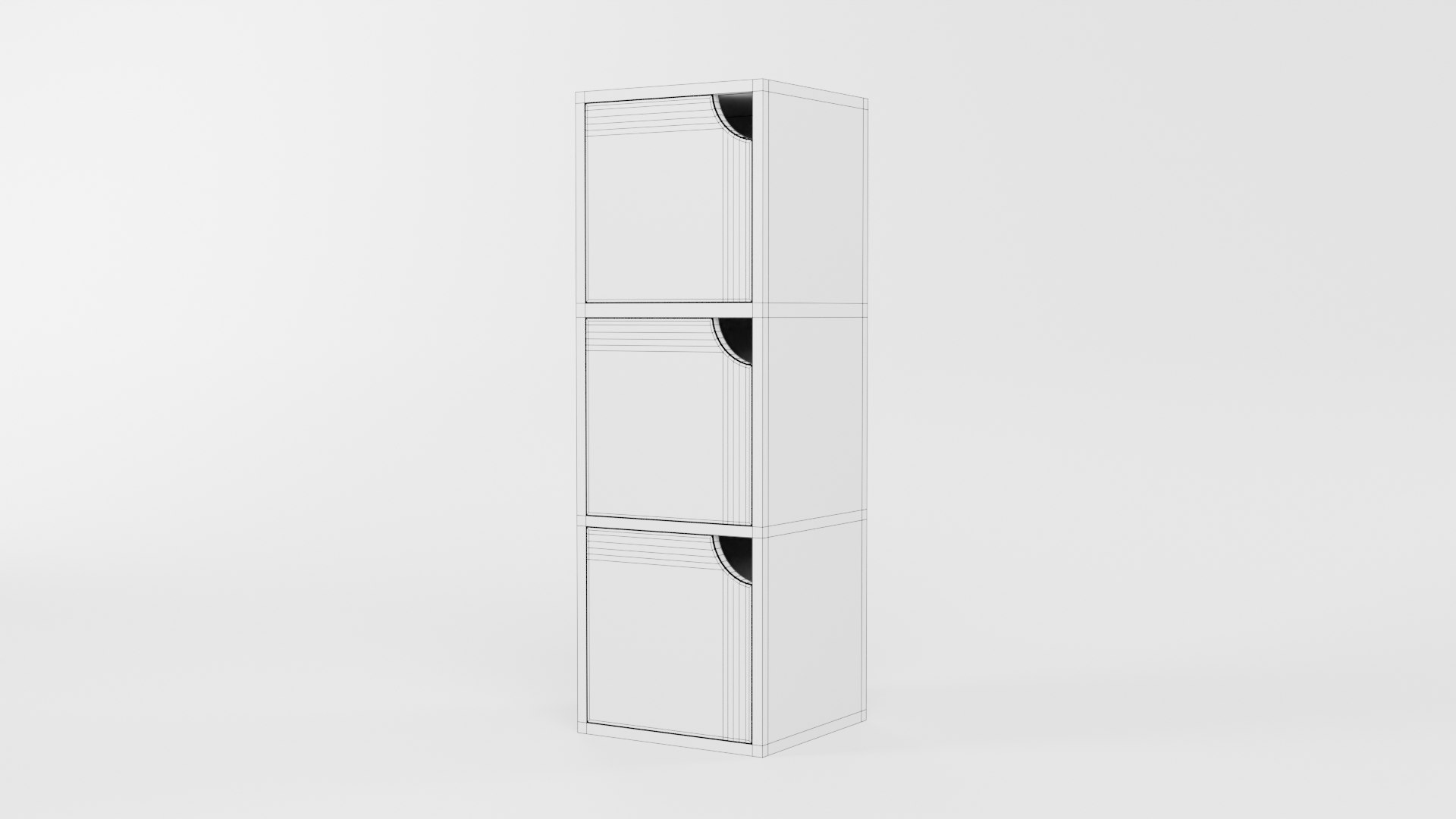 Bookcase N21 3D Model - TurboSquid 2418077