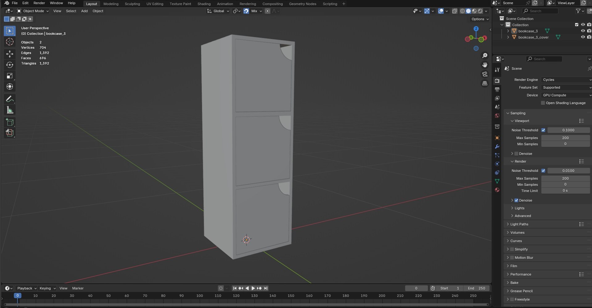 Bookcase N21 3D Model - TurboSquid 2418077