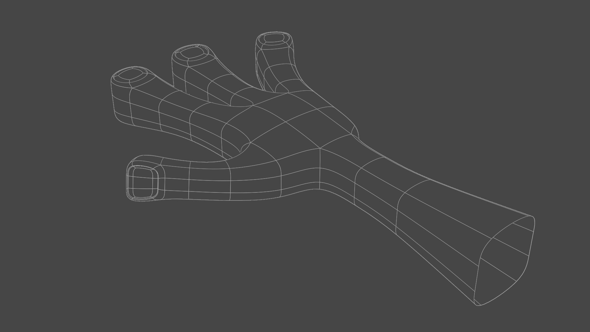 3D Cartoon Arm And Hand Squared - TurboSquid 1876108
