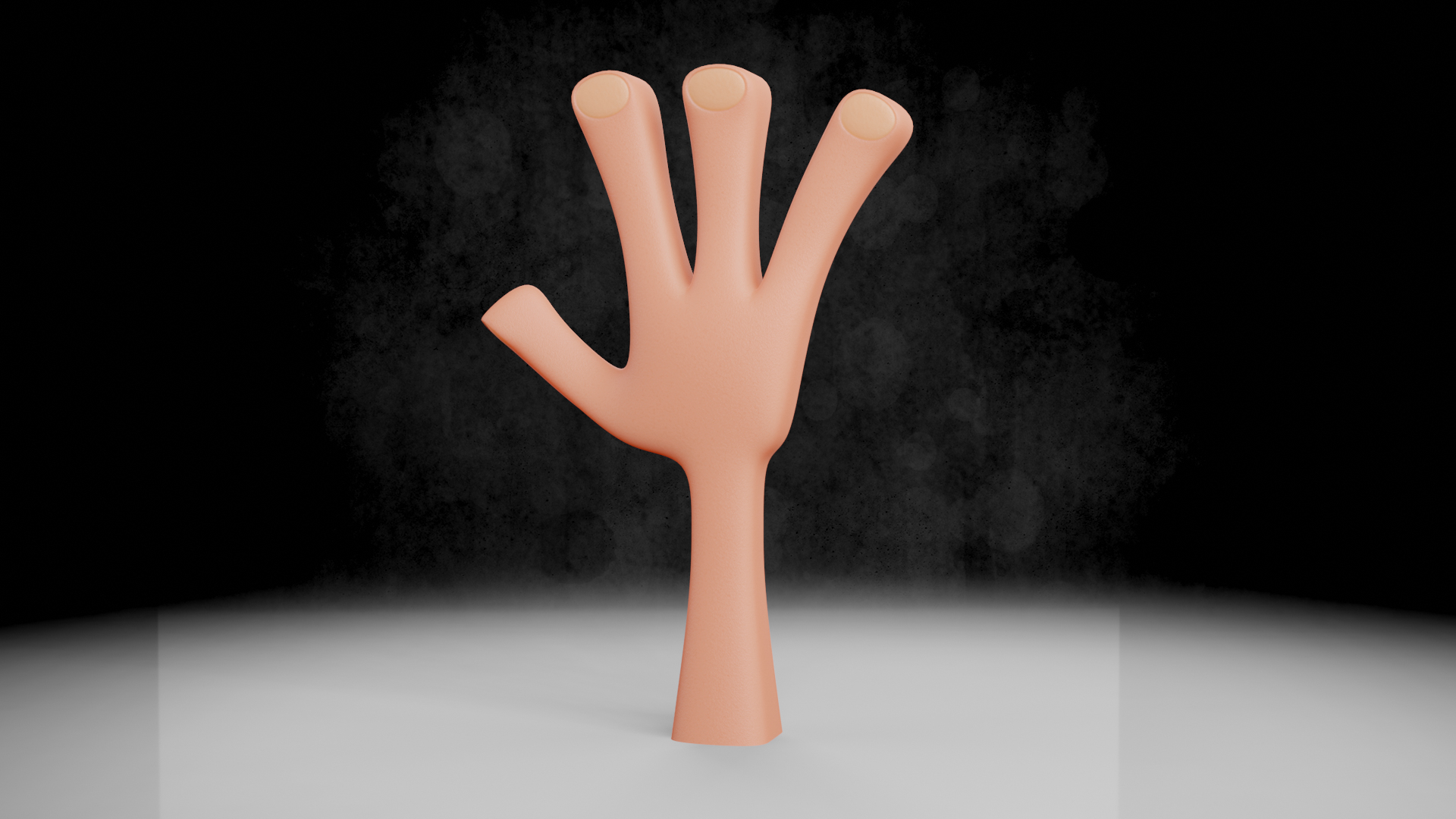 3D Cartoon Arm And Hand Squared - TurboSquid 1876108