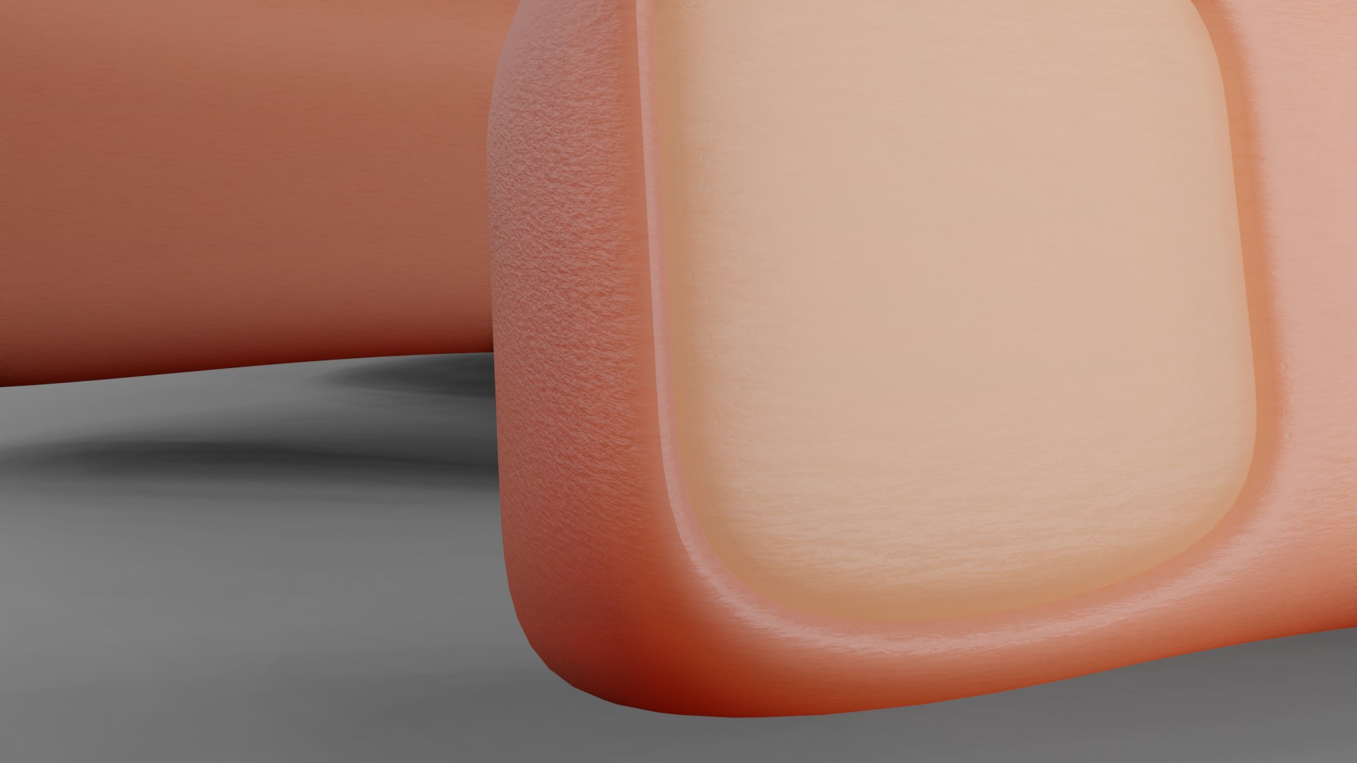 3D Cartoon Arm And Hand Squared - TurboSquid 1876108