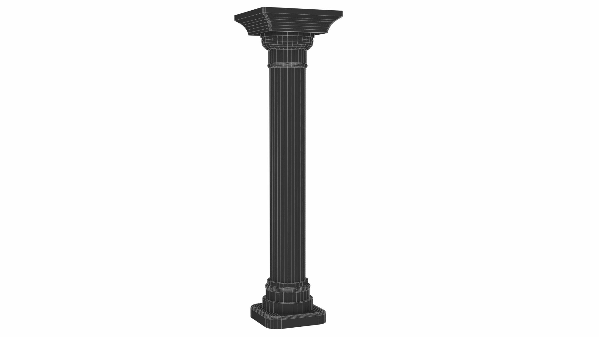 3D Dark Marble Column Model - TurboSquid 1722211