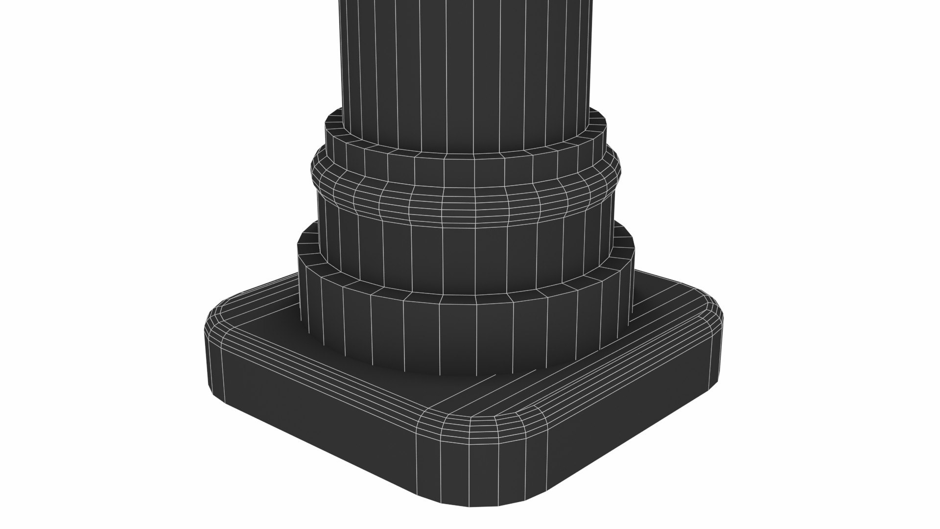 3D Dark Marble Column Model - TurboSquid 1722211