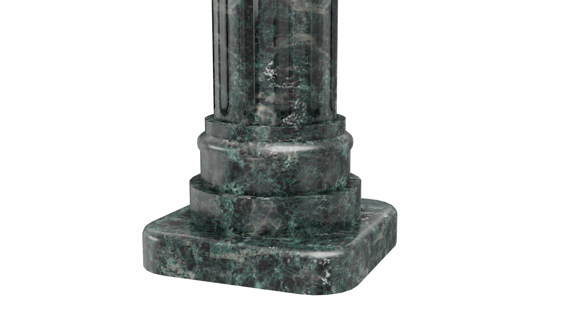 3D Dark Marble Column Model - TurboSquid 1722211