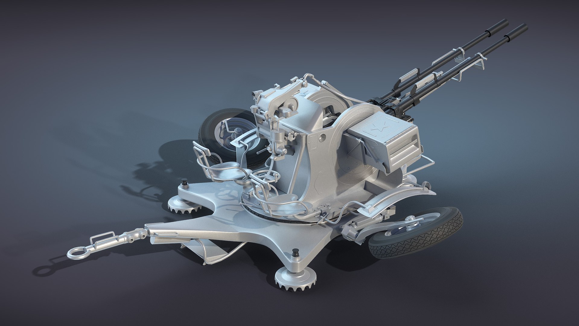 3D Anti-aircraft Zu-23-2 | 1148784 | TurboSquid