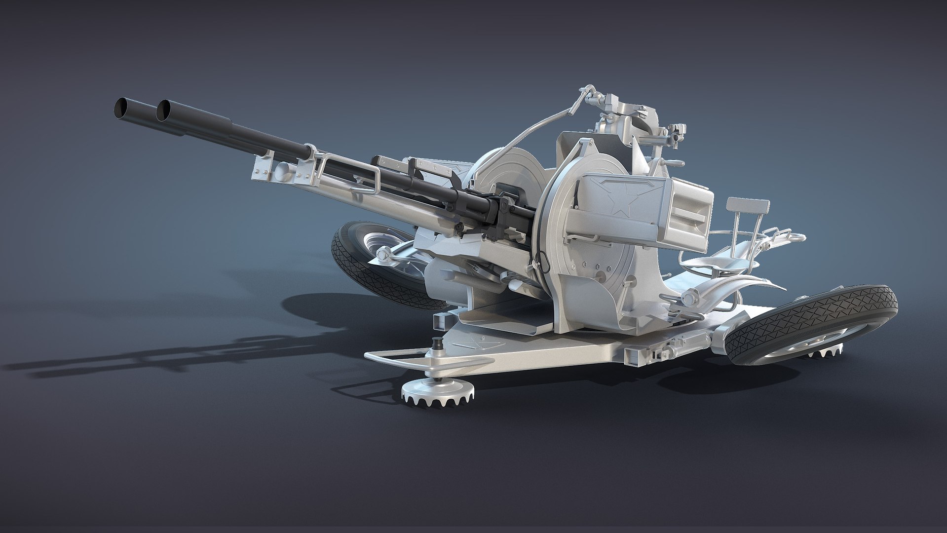 3D Anti-aircraft Zu-23-2 | 1148784 | TurboSquid