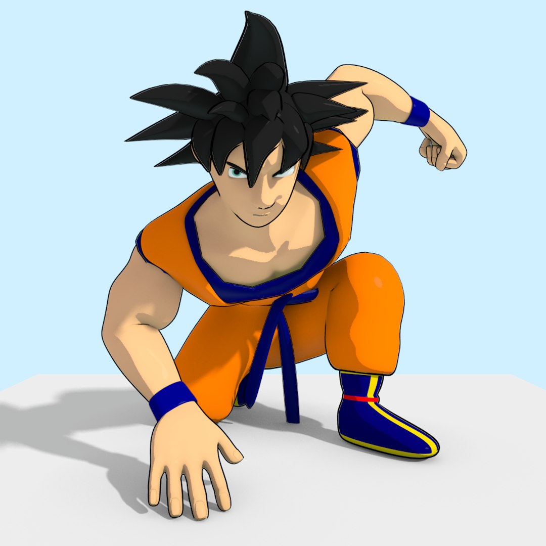 3D Son Goku - TurboSquid 1331227