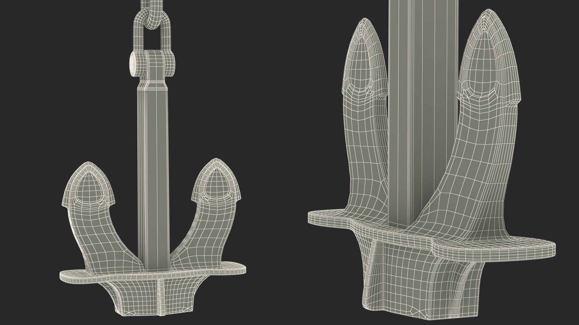 3D Ship Anchor Chain - TurboSquid 1620786