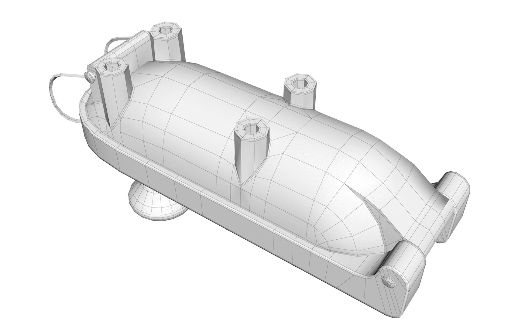 Type F Morse Key 3D Model - TurboSquid 2324783