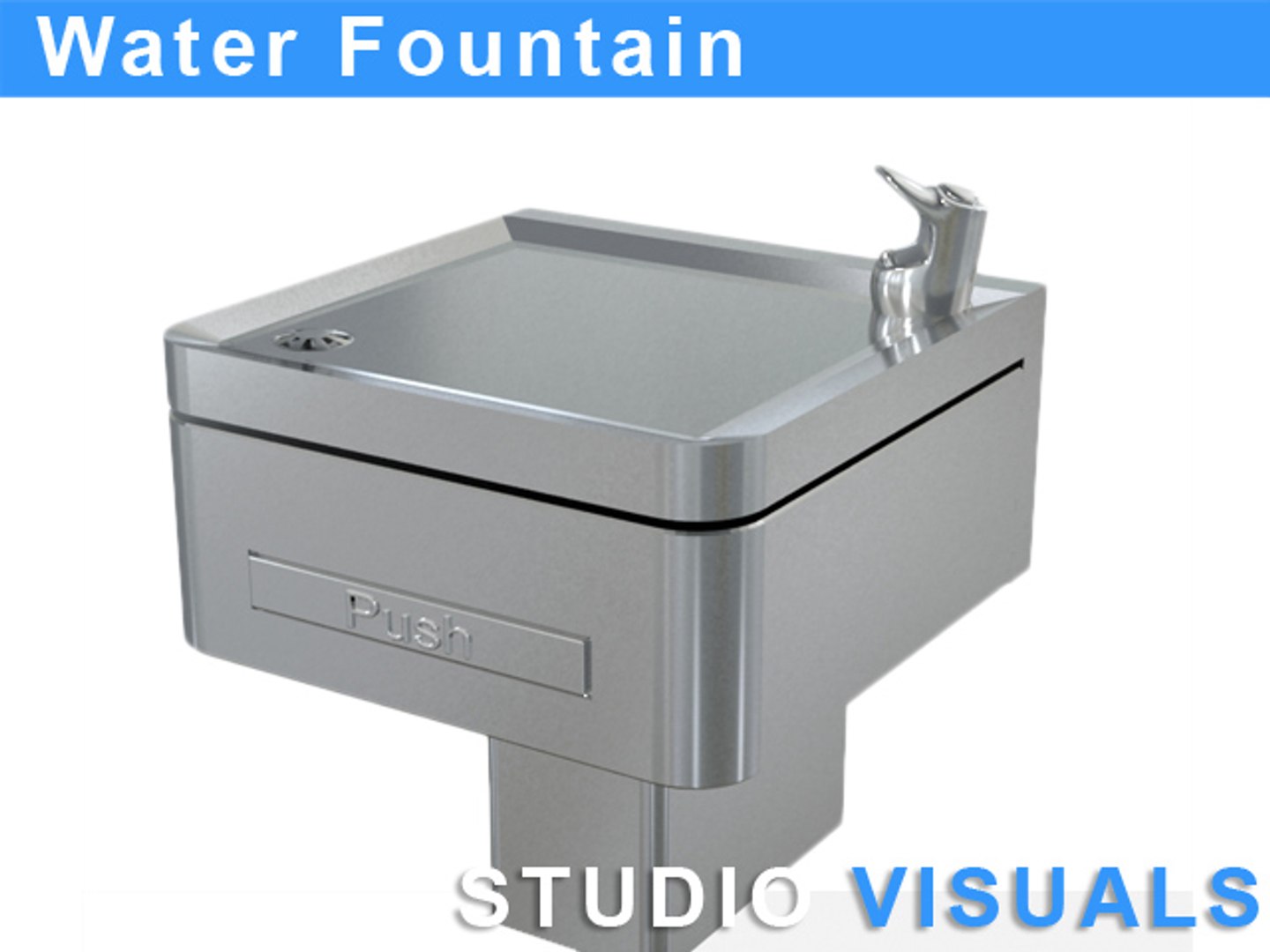 3d Drinking Water Fountain Model