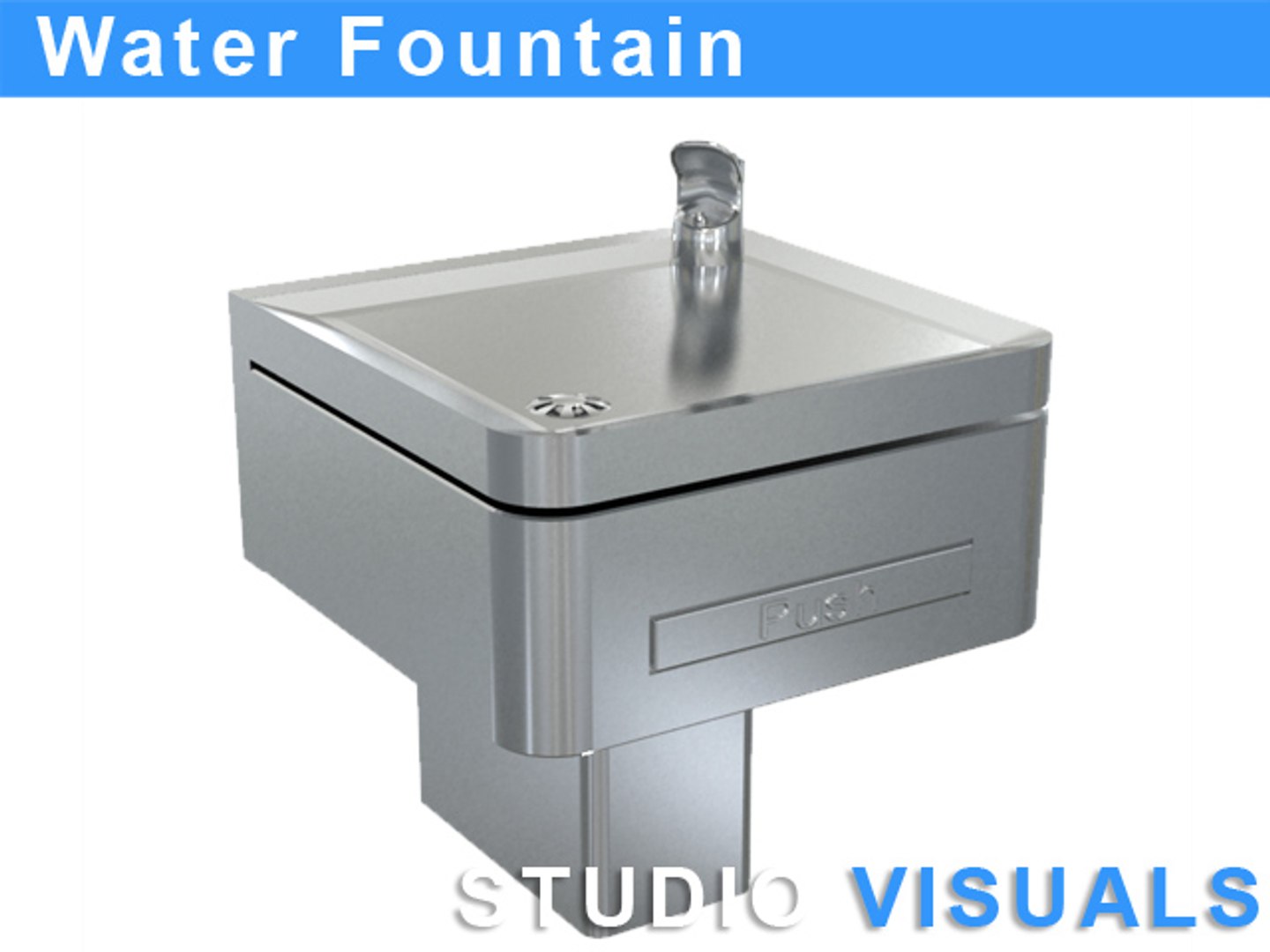 3d Drinking Water Fountain Model