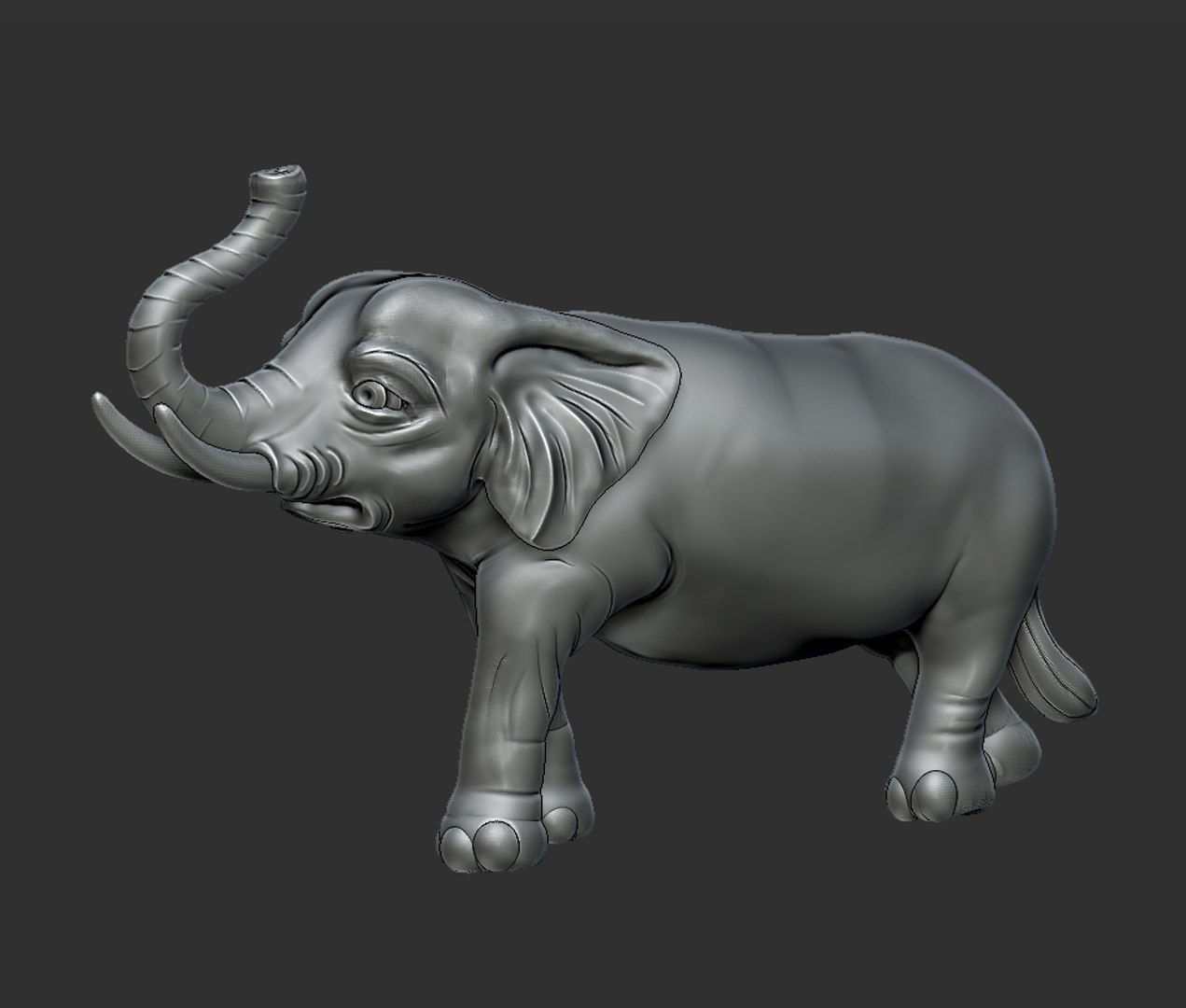 Animal Statue Sculpture 3D Model - TurboSquid 1610451