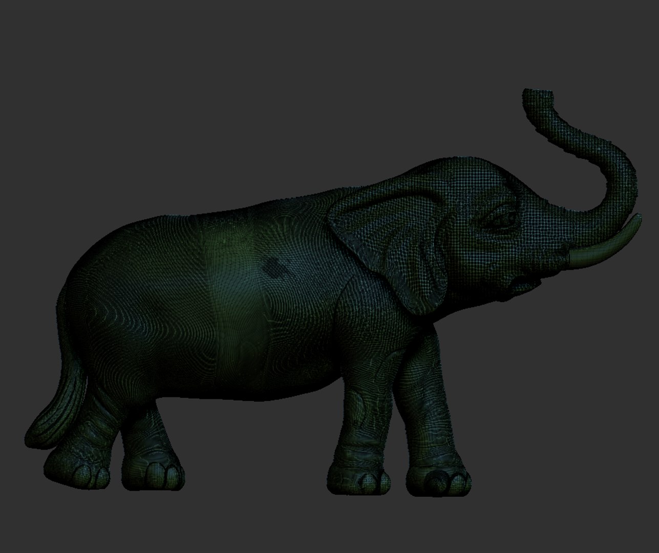 Animal Statue Sculpture 3D Model - TurboSquid 1610451