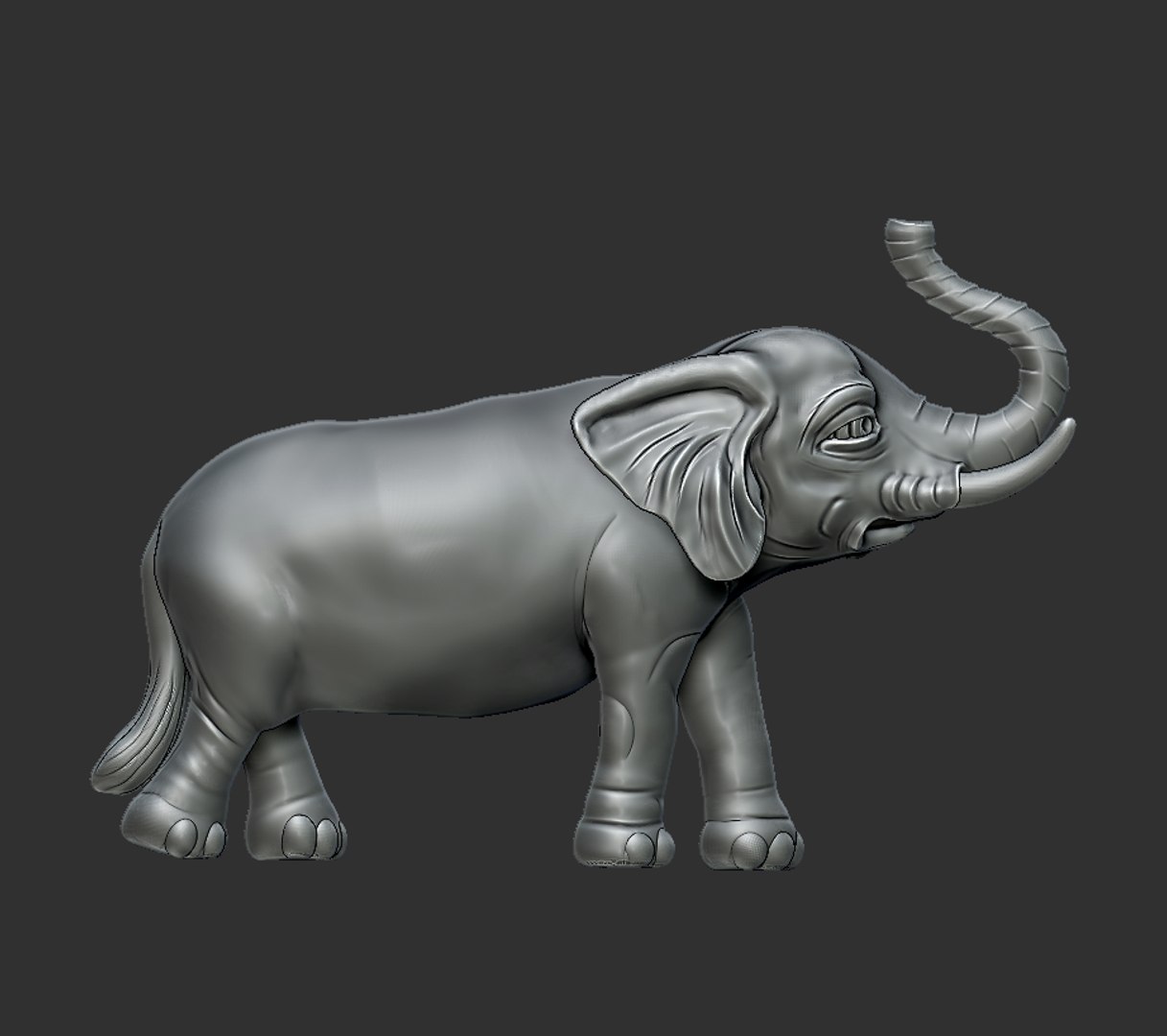 Animal Statue Sculpture 3D Model - TurboSquid 1610451