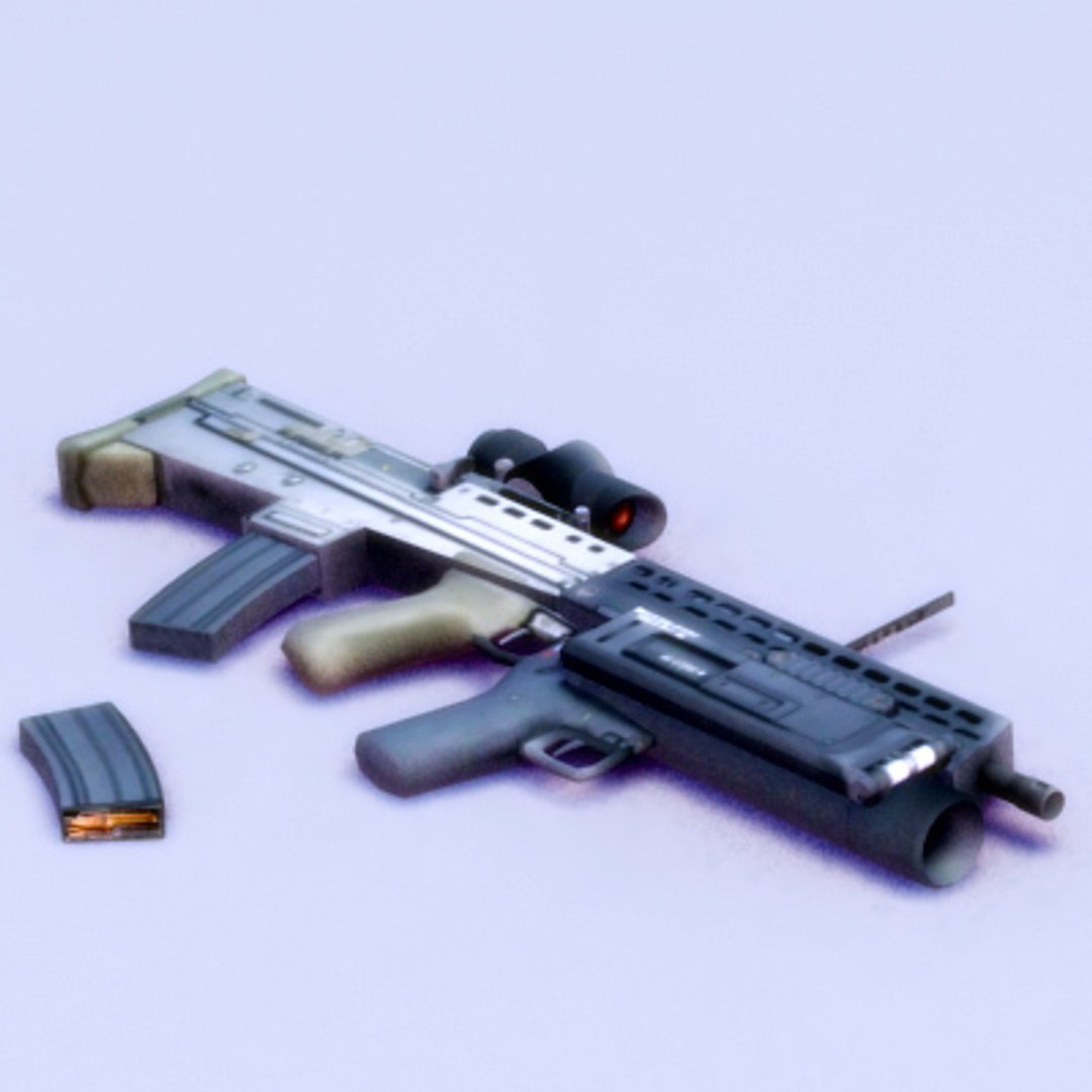 Sa80a2 Sa80 Rifle Gun 3d Model